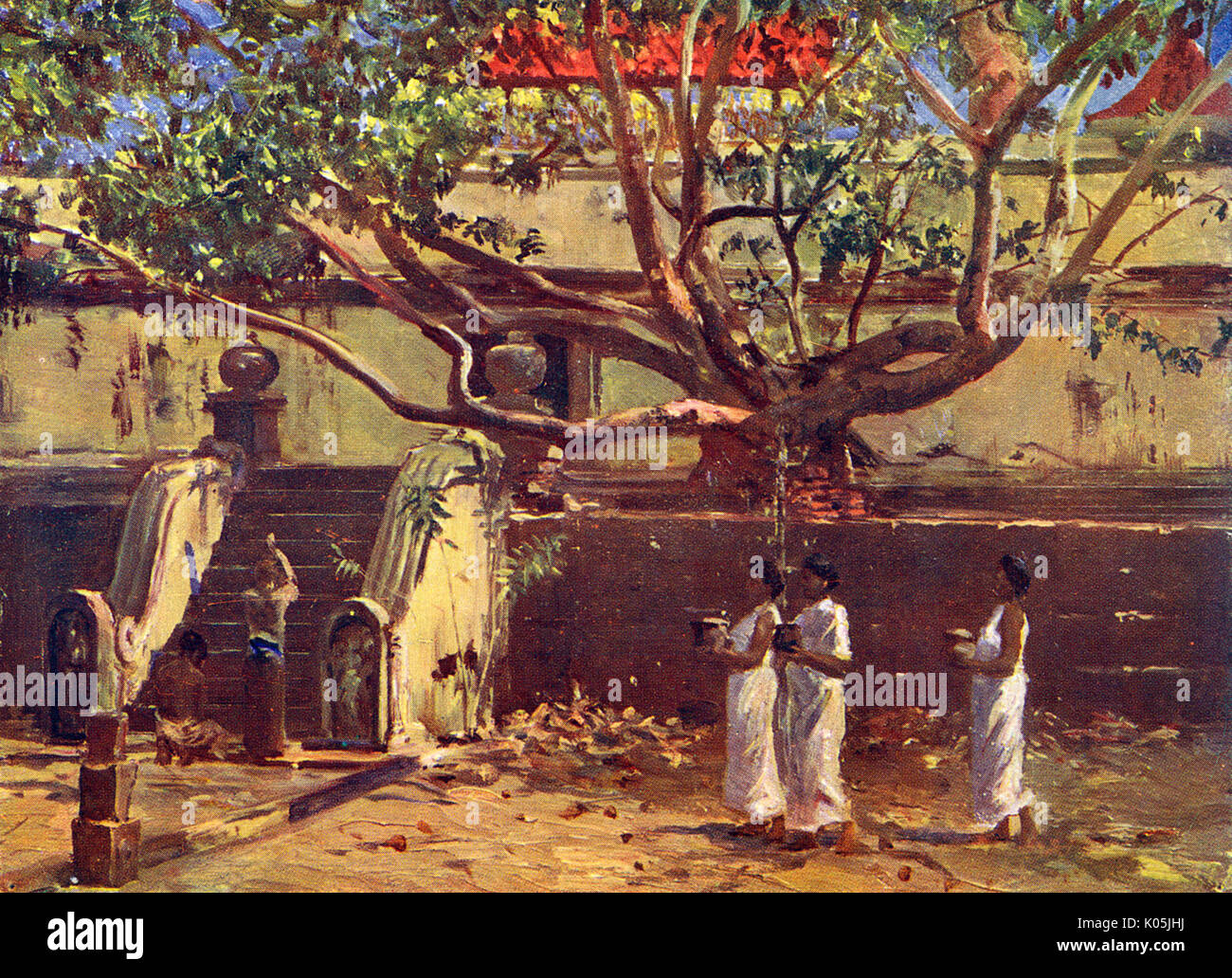 The sacred bo tree at anuradhapura hi-res stock photography and images ...