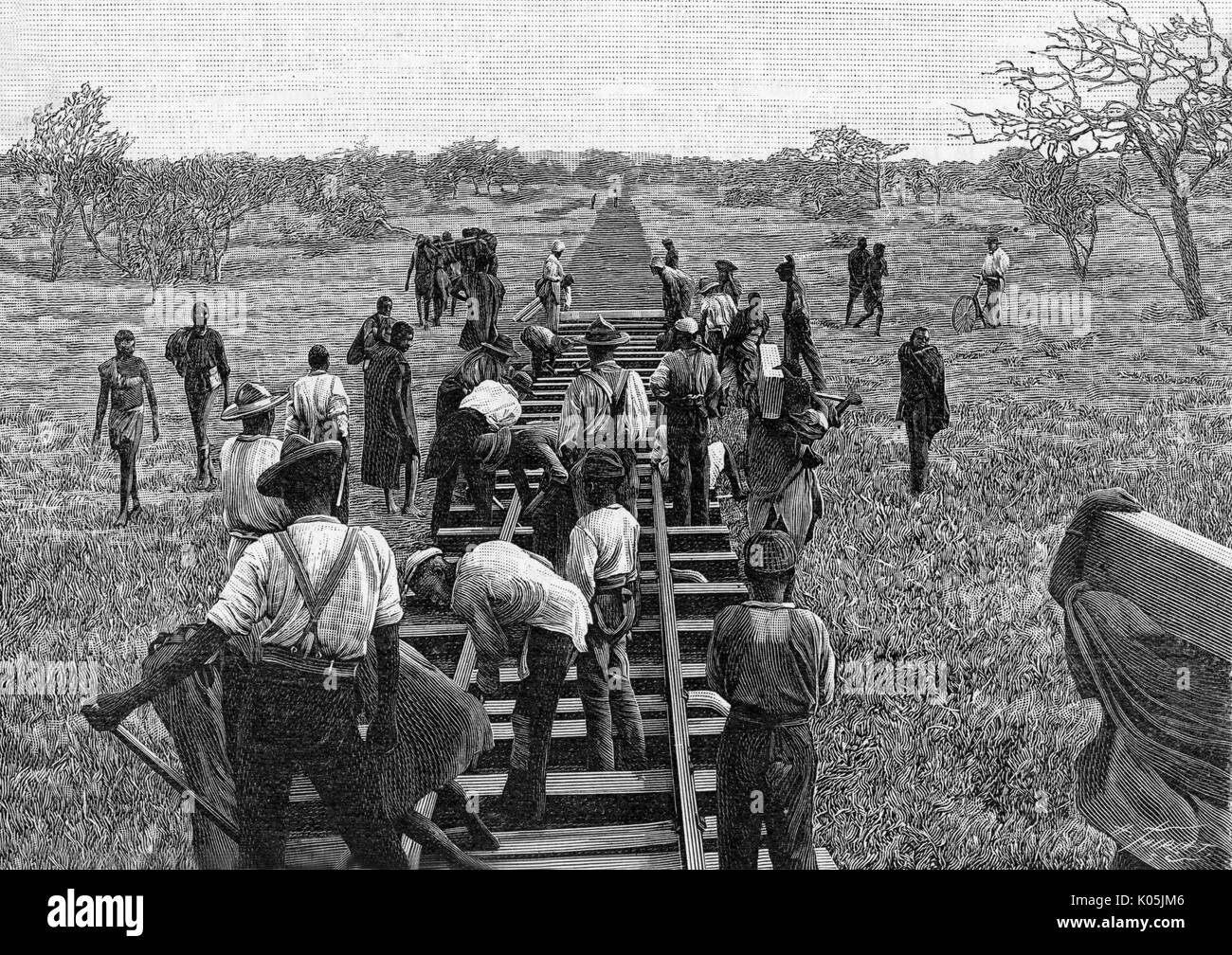 Congo railway hi-res stock photography and images - Alamy