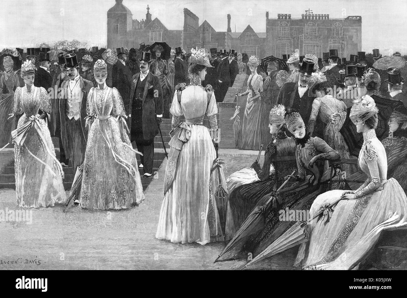 Party groups Black and White Stock Photos & Images - Alamy