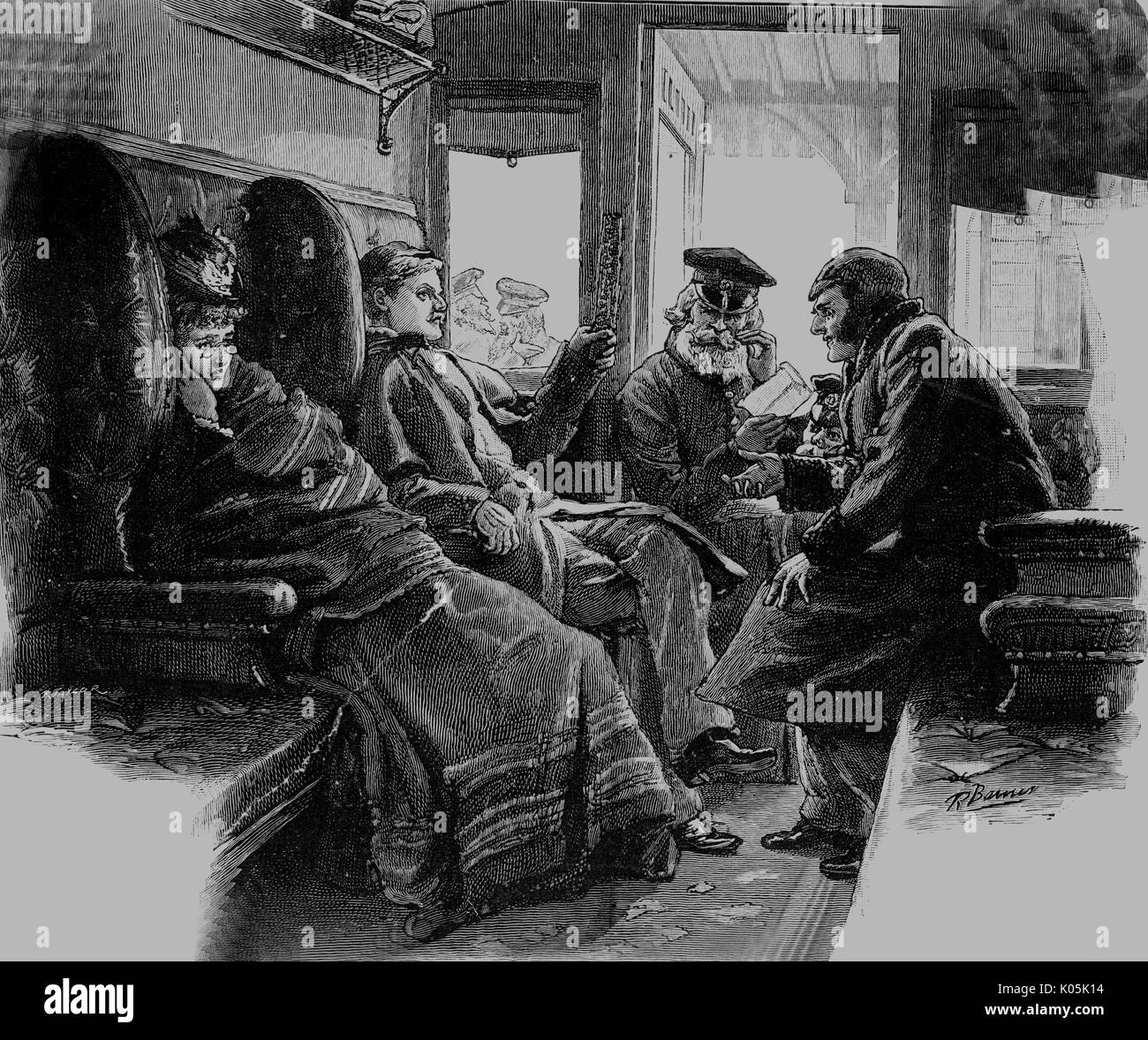 Inside rail carriage hi-res stock photography and images - Alamy