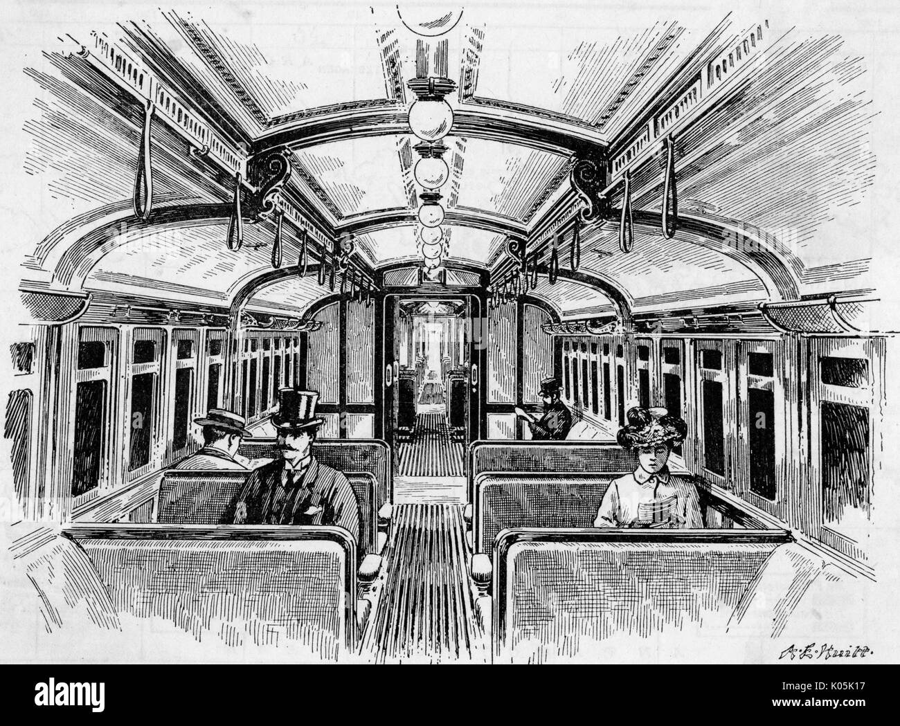 Railway carriage interior hi-res stock photography and images - Alamy