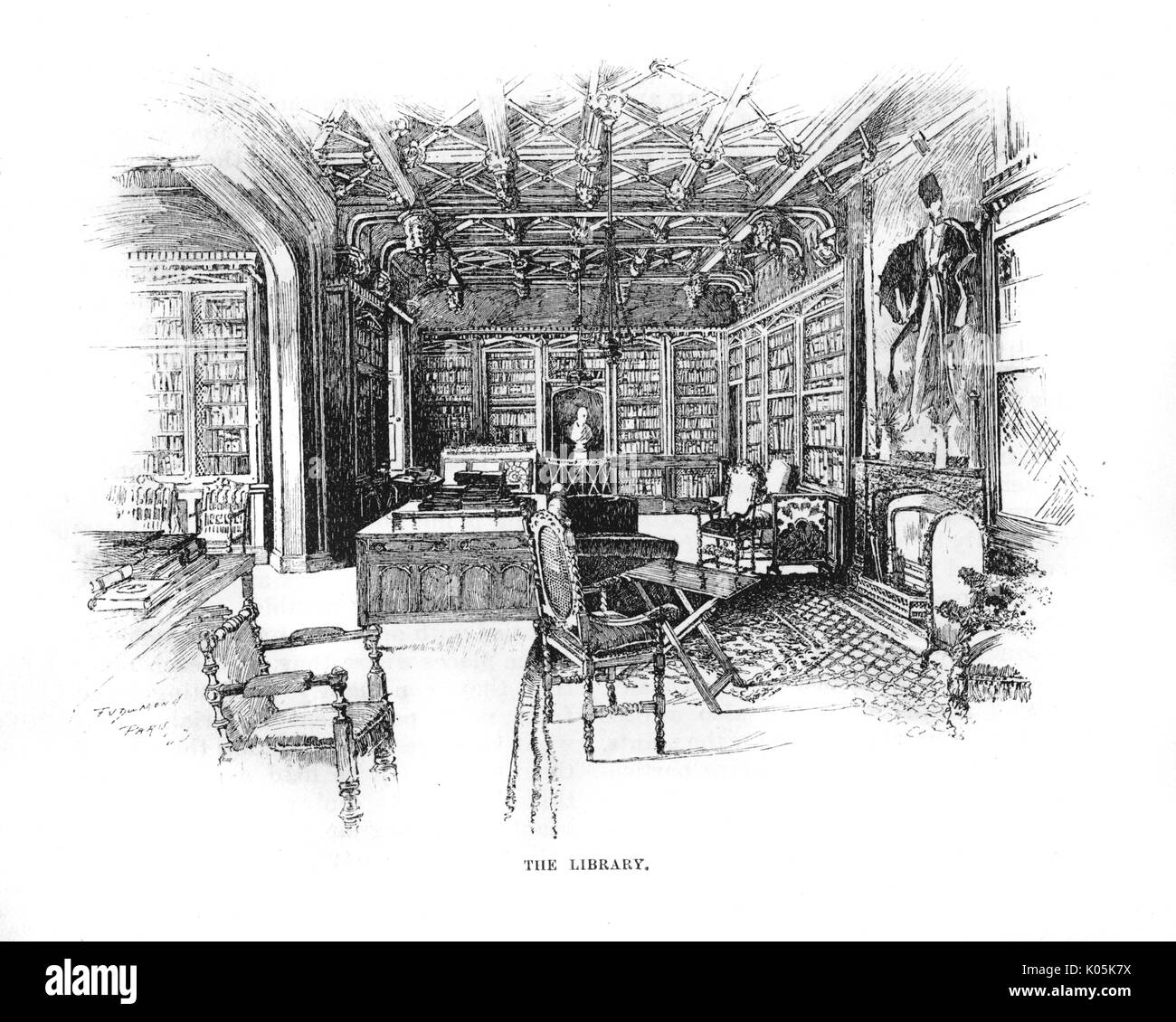 Scott abbotsford library hi-res stock photography and images - Alamy