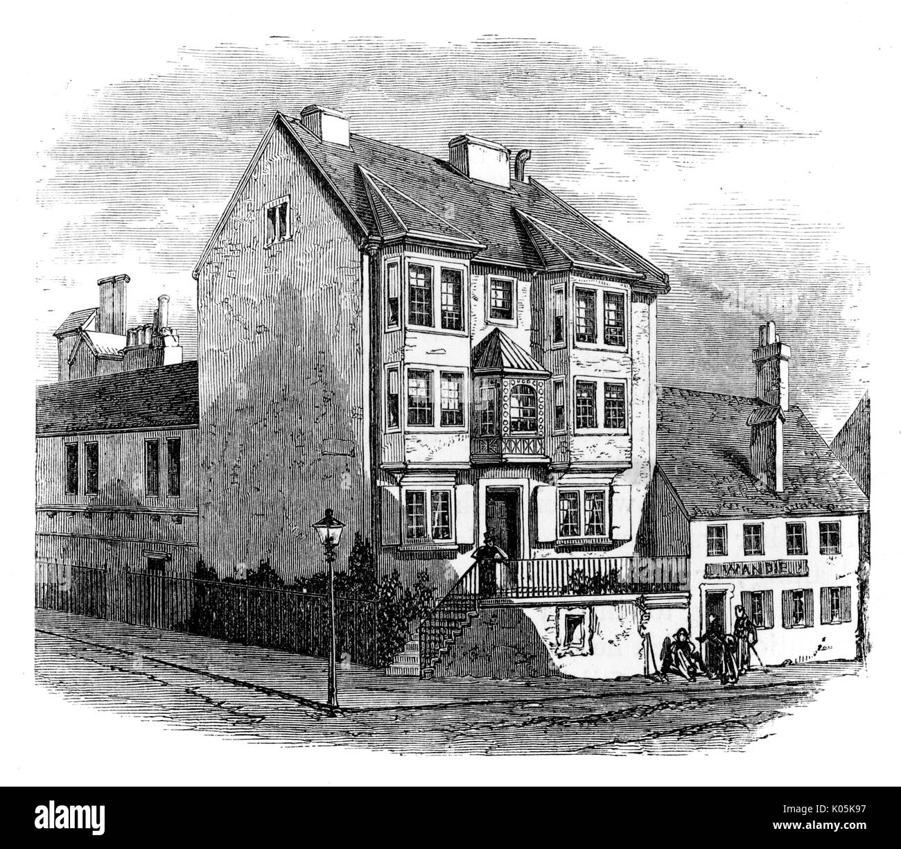 New school house Black and White Stock Photos & Images - Alamy