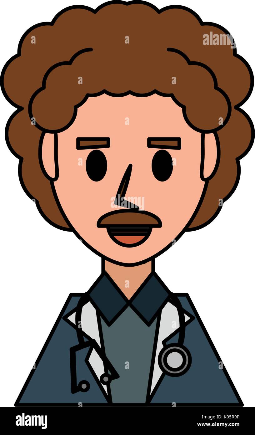 Doctor profile cartoon Stock Vector Image & Art - Alamy