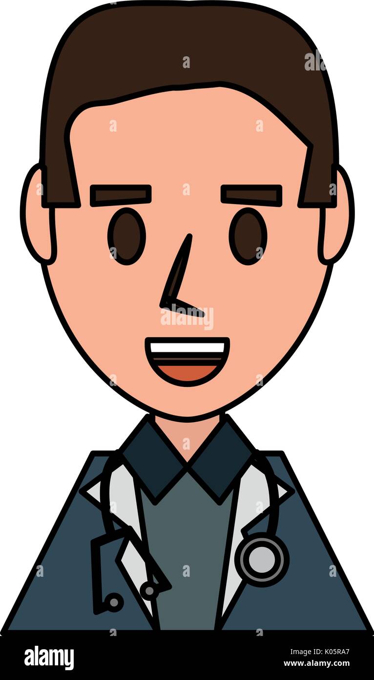 Doctor profile cartoon Stock Vector Image & Art - Alamy