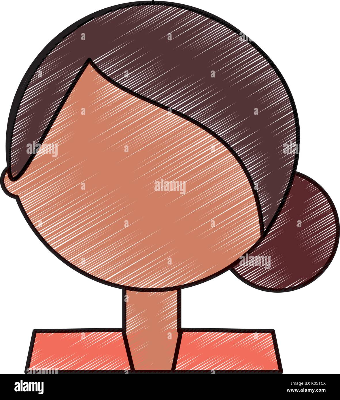 Woman profile cartoon Stock Vector Image & Art - Alamy