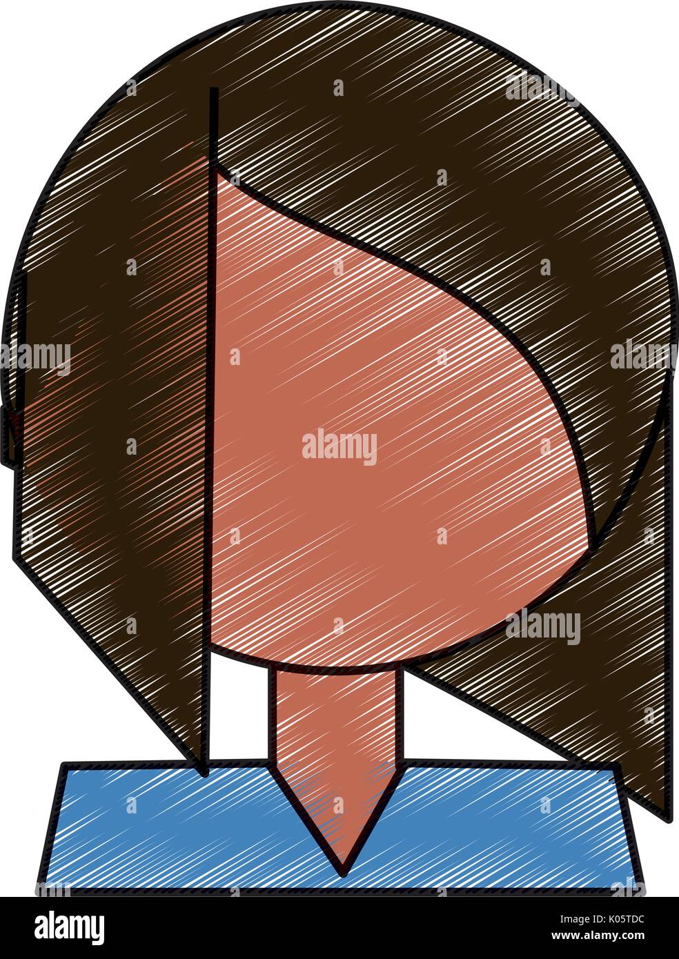 Woman profile cartoon Stock Vector Image & Art - Alamy