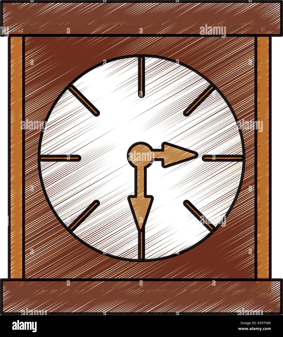 Clock time isolated Stock Vector Image & Art - Alamy