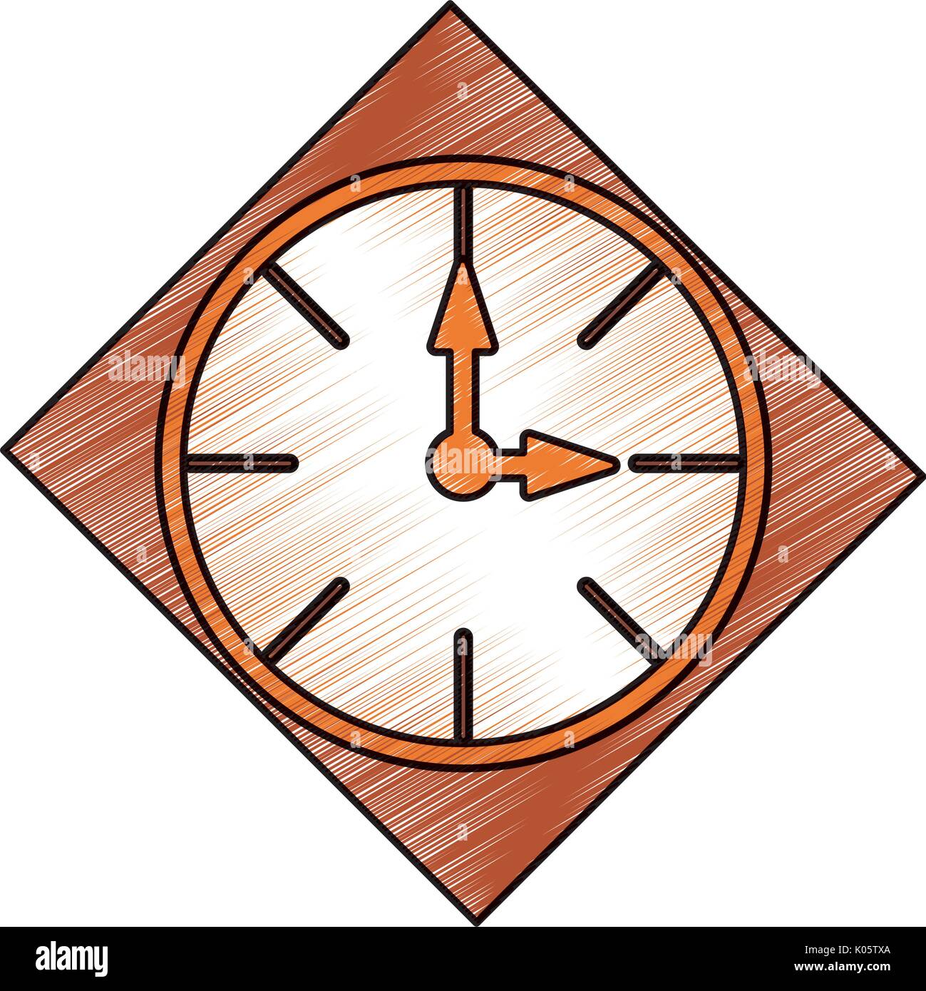 Clock time isolated Stock Vector Image & Art - Alamy