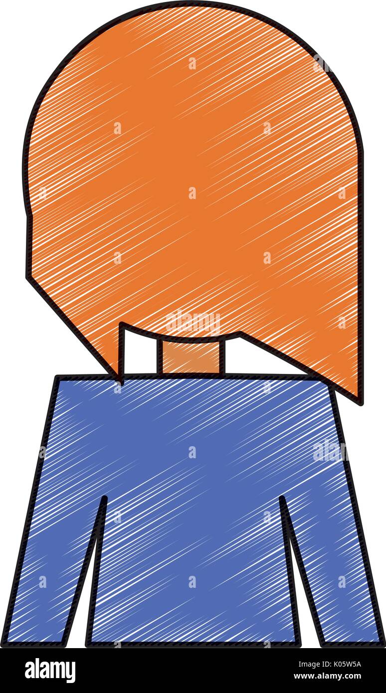 Woman back cartoon Stock Vector Image & Art - Alamy