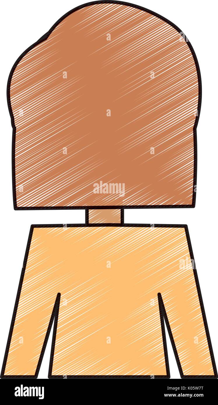 Woman back cartoon Stock Vector Image & Art - Alamy