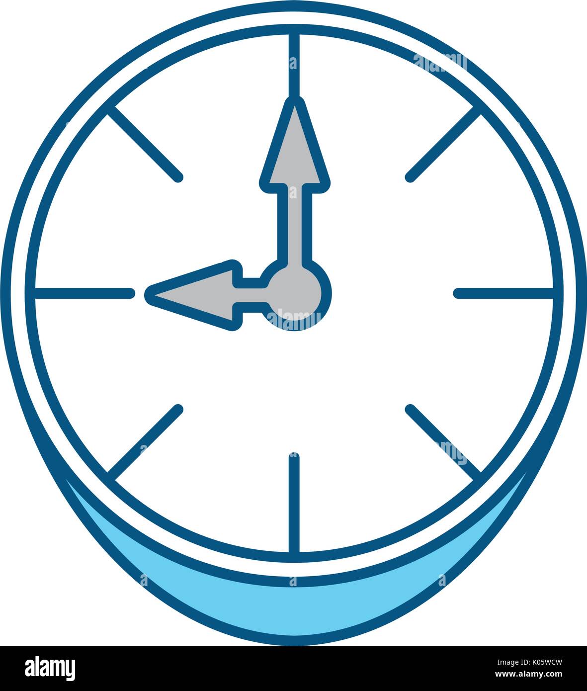 Clock time isolated Stock Vector Image & Art - Alamy