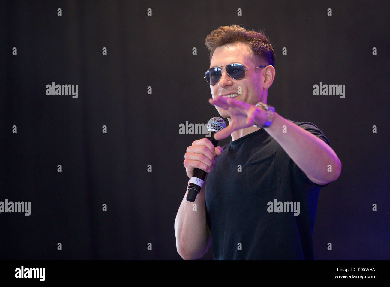 Comedian Lee Nelson at Hylands Park,Chelmsford,Essex on Sunday,August ...