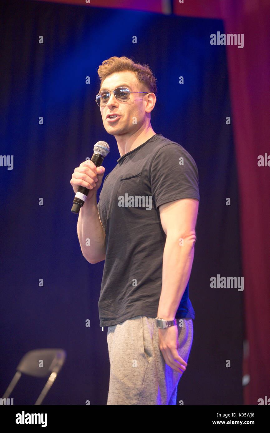 Comedian Lee Nelson at Hylands Park,Chelmsford,Essex on Sunday,August ...
