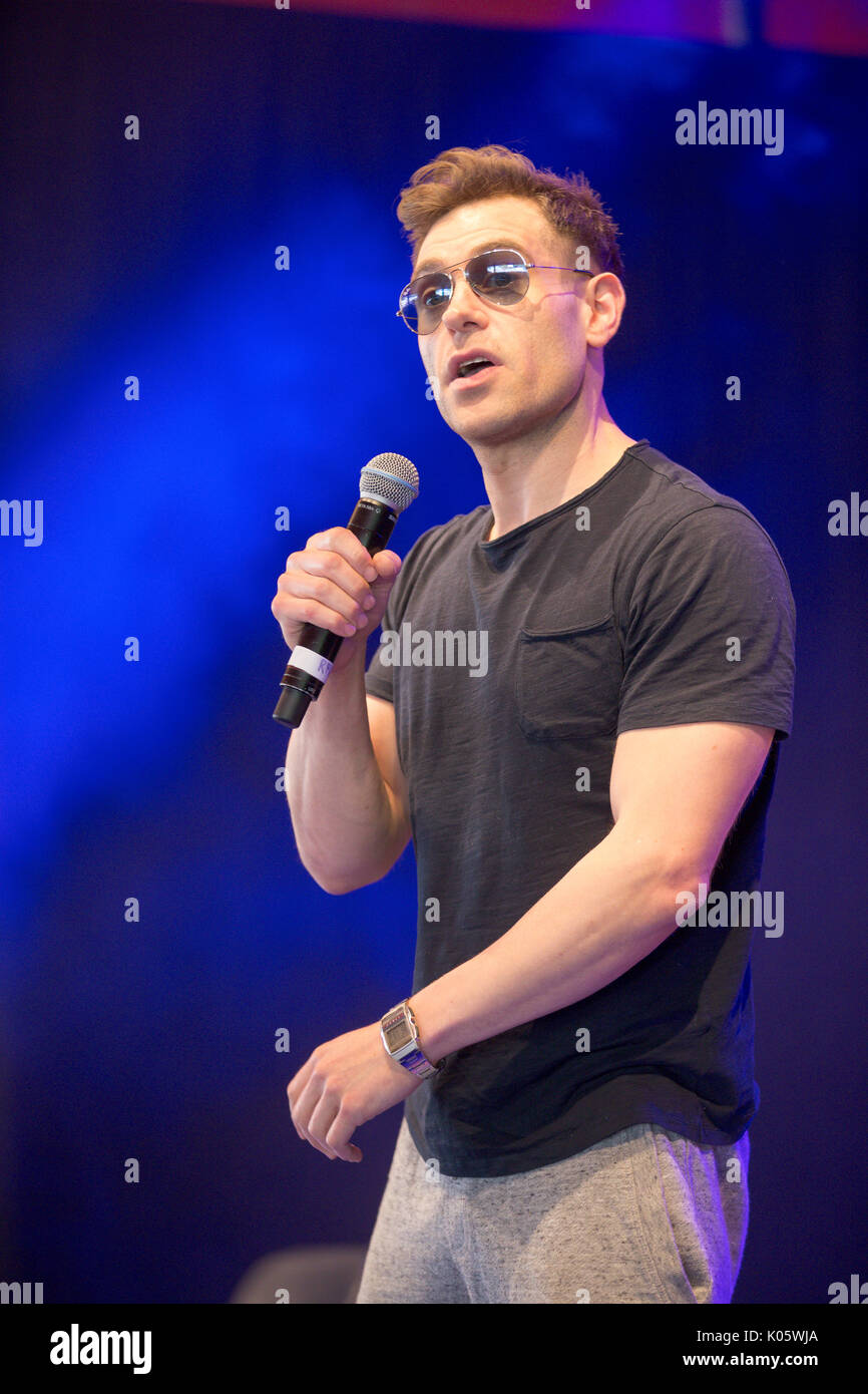 Comedian Lee Nelson at Hylands Park,Chelmsford,Essex on Sunday,August ...