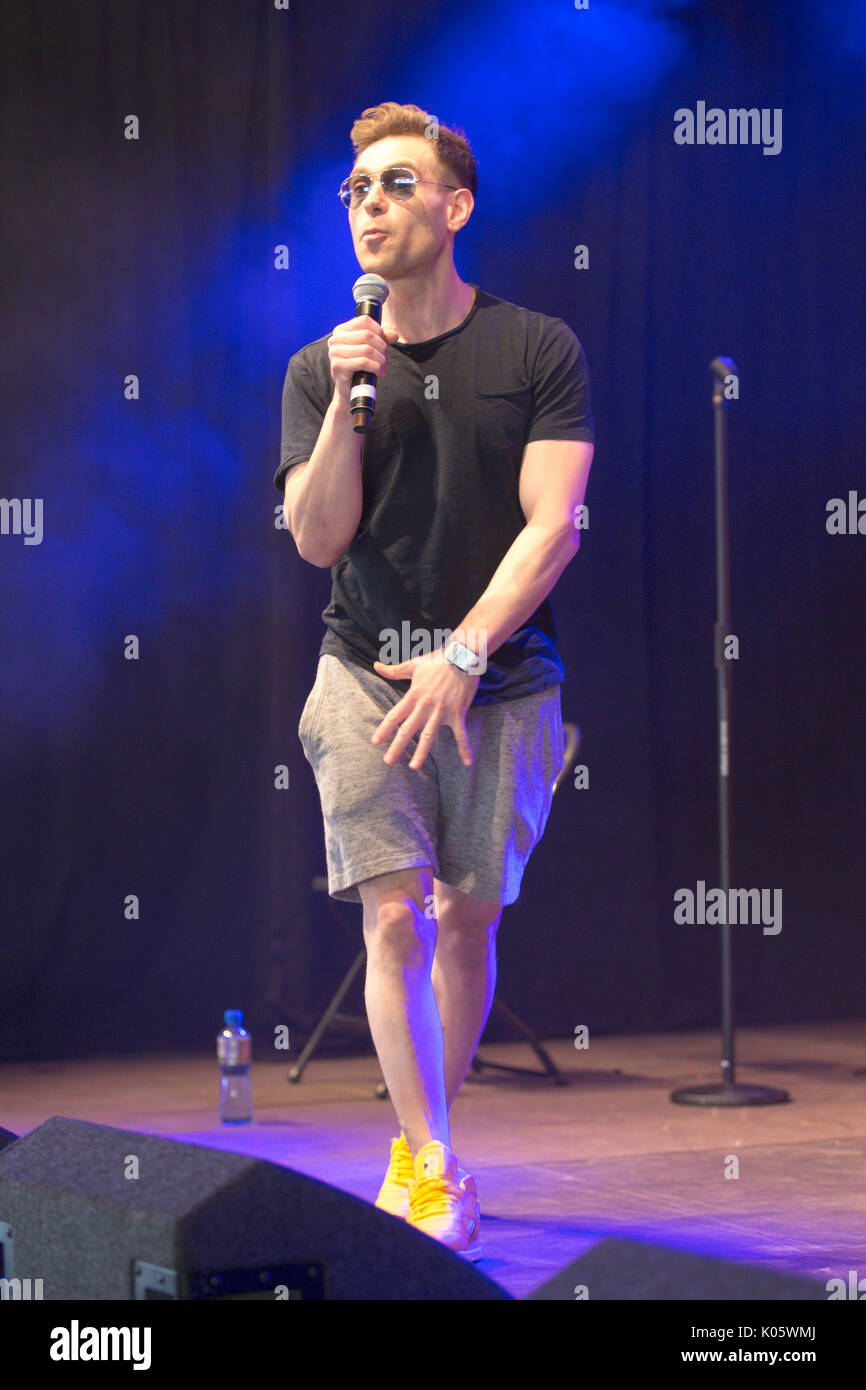 Comedian Lee Nelson at Hylands Park,Chelmsford,Essex on Sunday,August ...