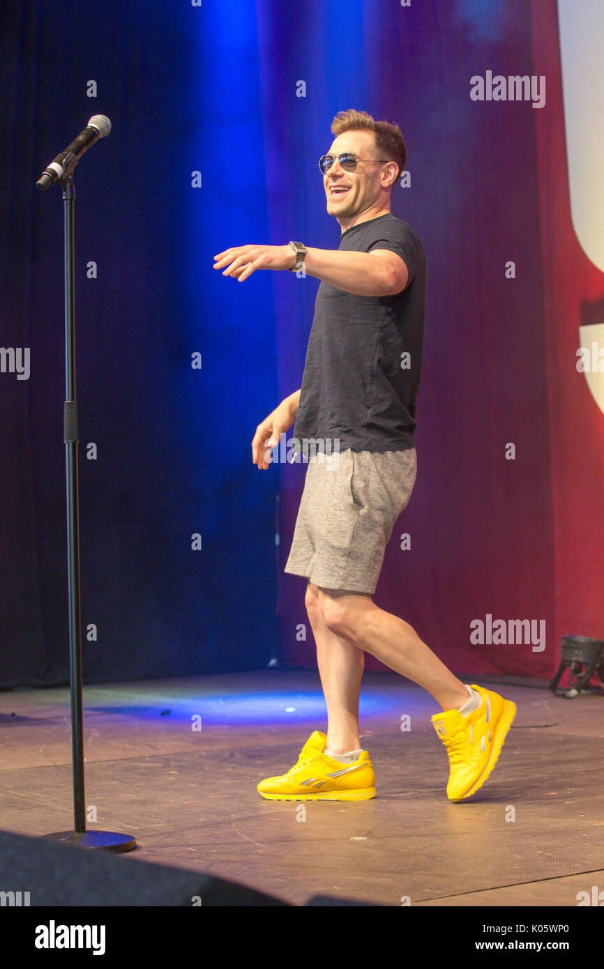 Comedian Lee Nelson at Hylands Park,Chelmsford,Essex on Sunday,August ...