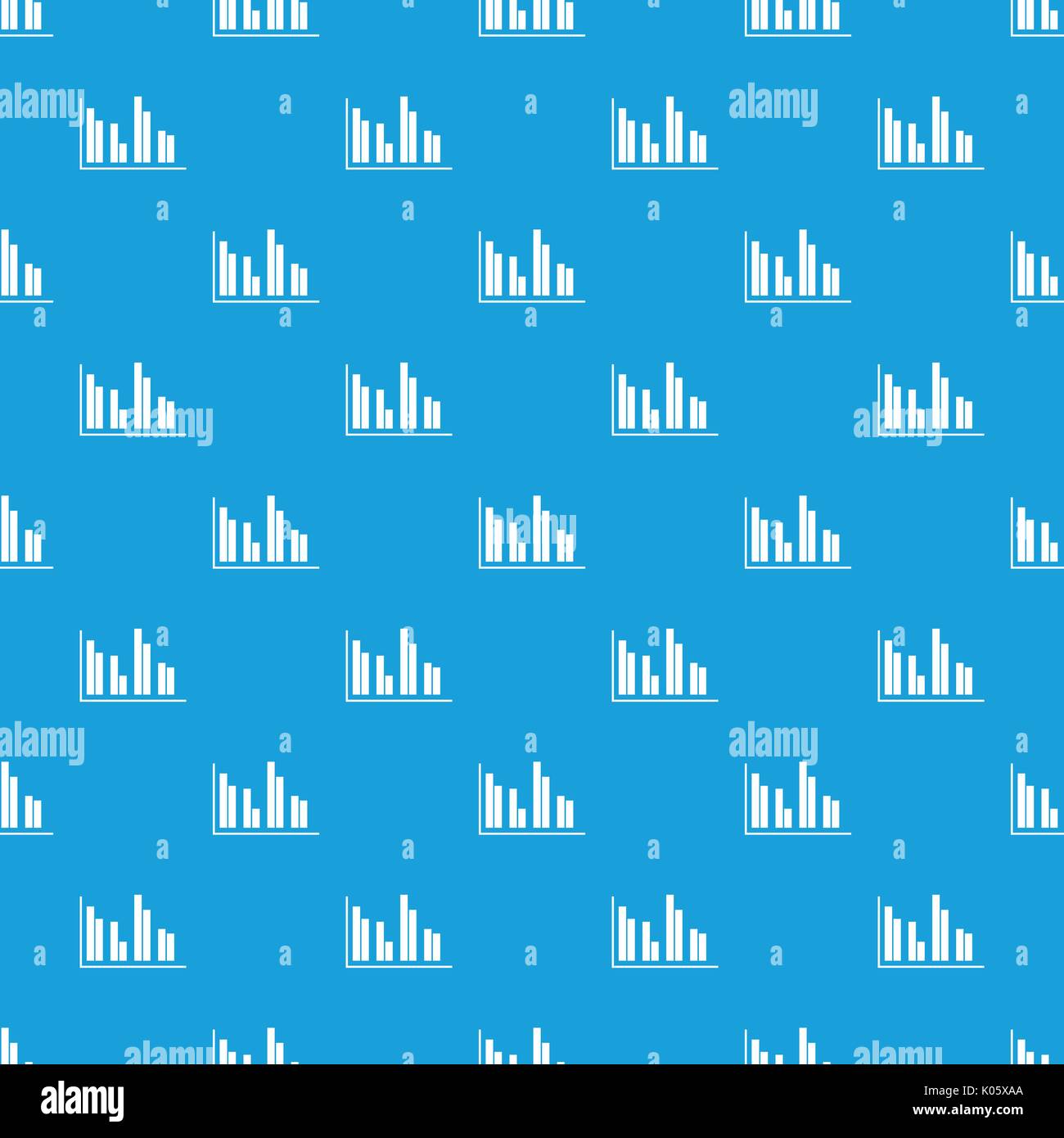 Financial analysis chart pattern seamless blue Stock Vector Image & Art ...