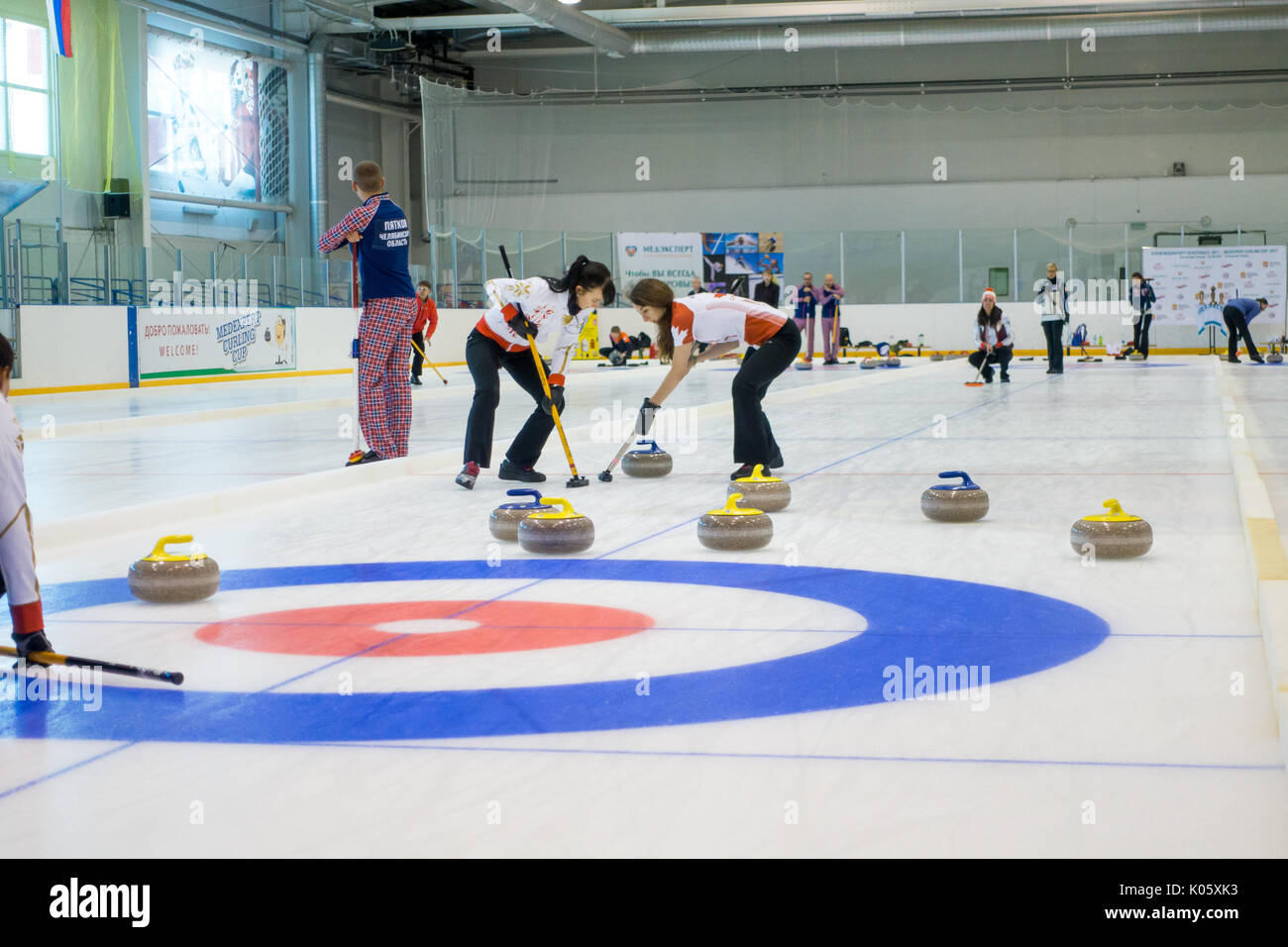 Curling Rings High Resolution Stock Photography and Images - Alamy
