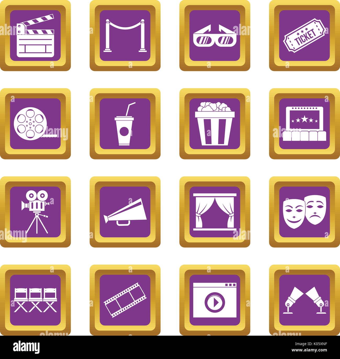 Vintage purple glasses Stock Vector Images - Alamy