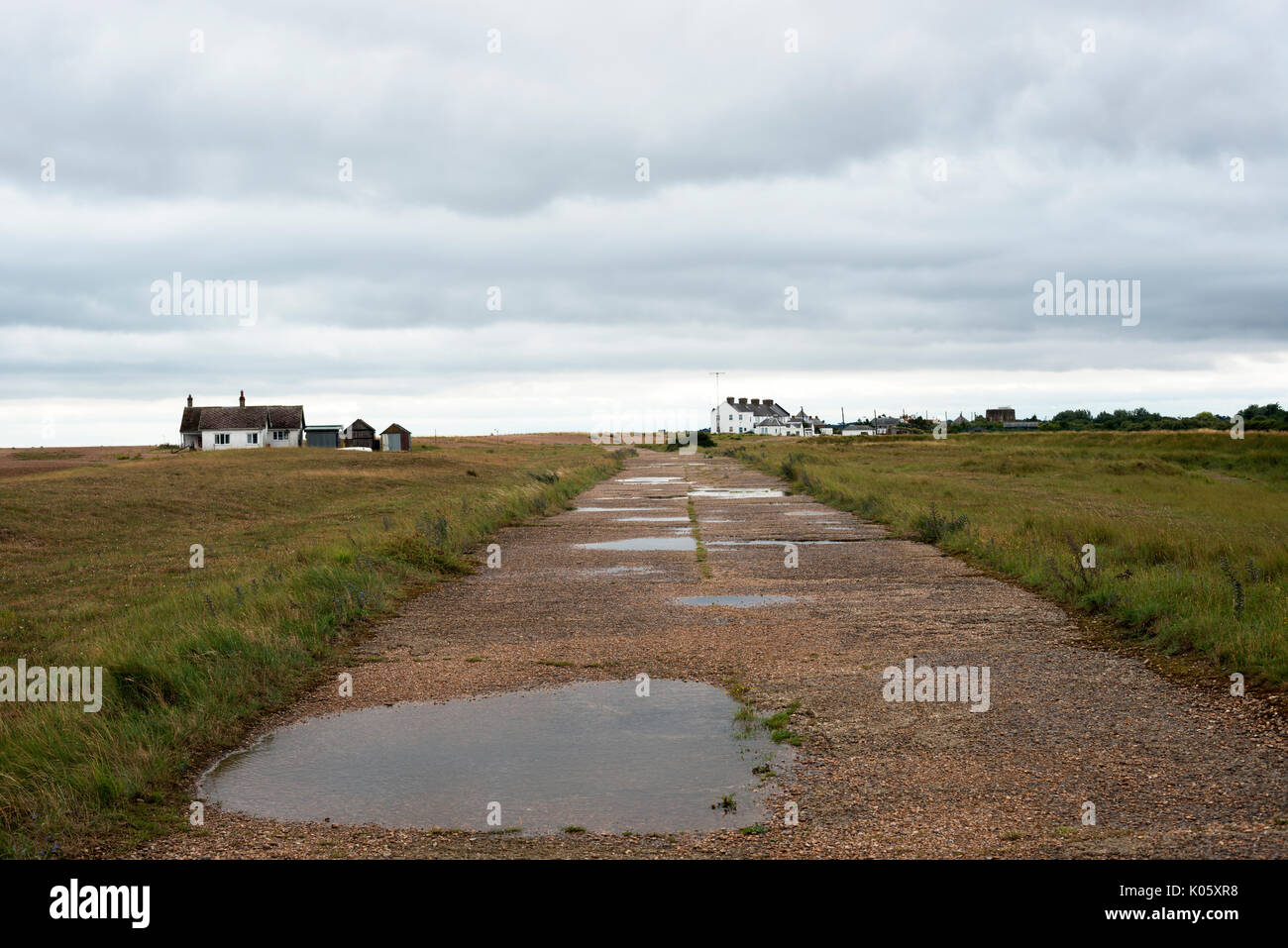 WW2 concrete road, Shingle Street, Suffolk, England Stock Photo - Alamy