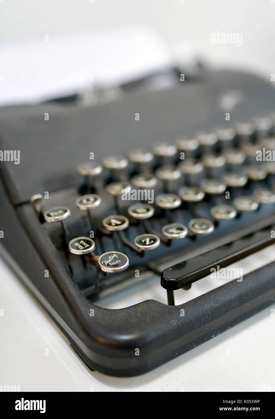 Details of Old typing machine Stock Photo - Alamy