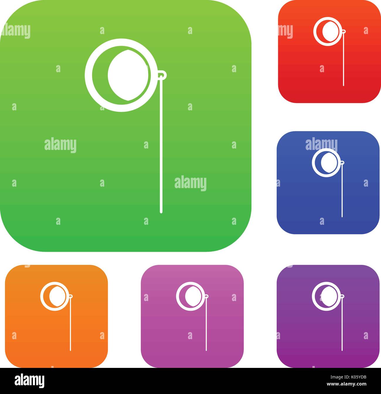 Monocle icon simple style Stock Vector Images - Alamy