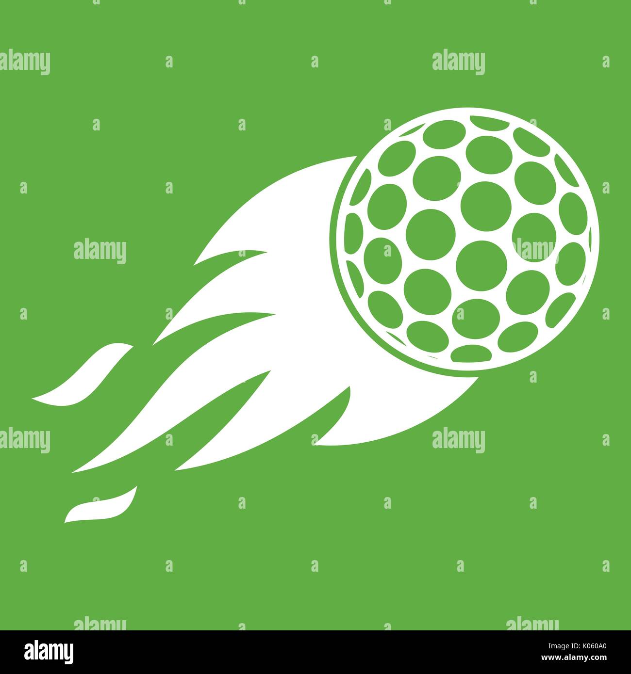 Burning golf ball hi-res stock photography and images - Alamy