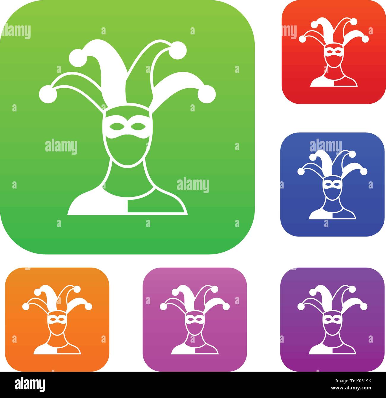 Pantomime jester Stock Vector Images - Alamy