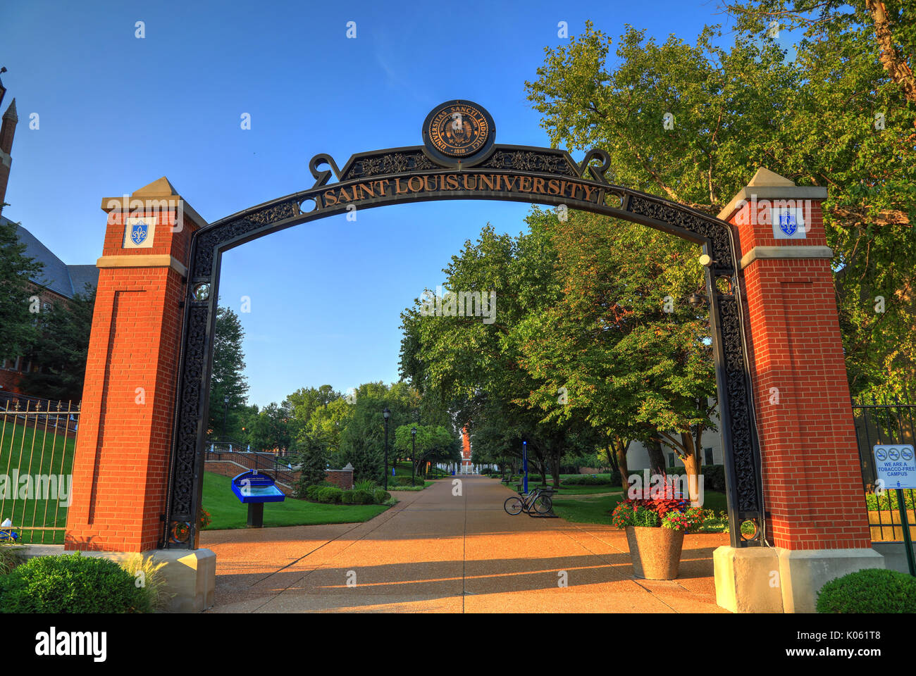 St. Louis, Missouri, USA - August 18, 2017: Saint Louis University in ...