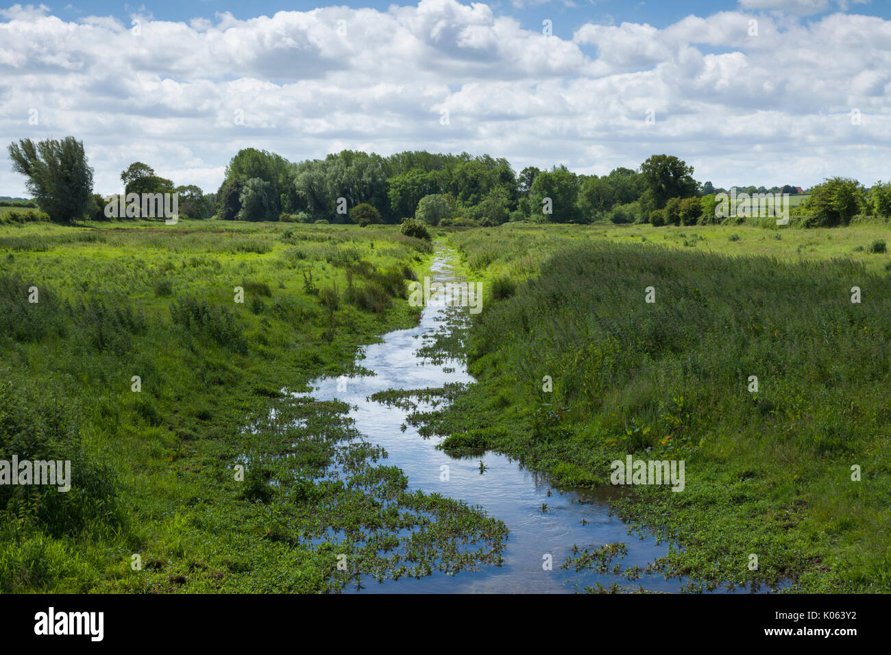 The River Burn (also known as Nelson's River) on the edge of Burnham ...