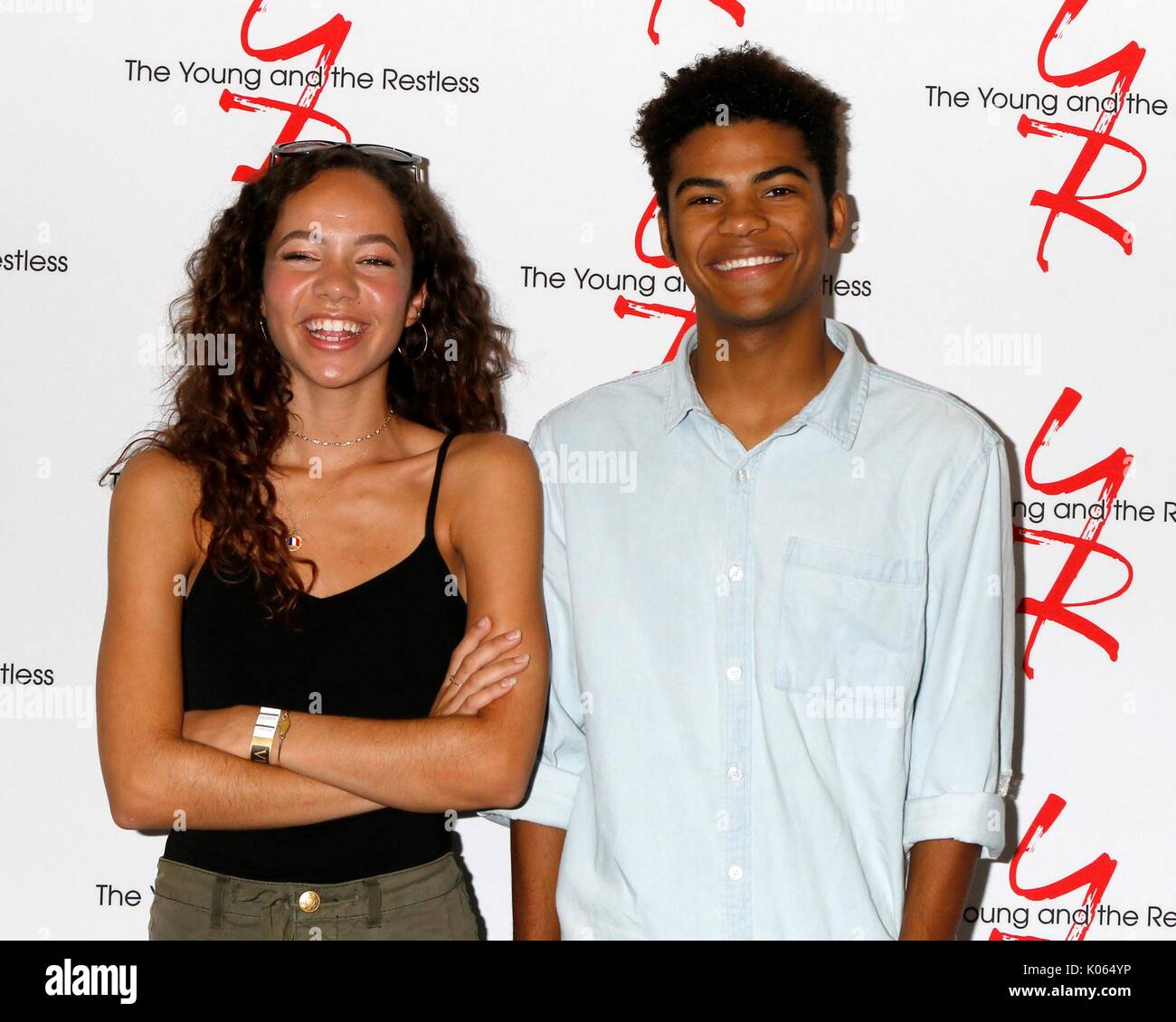 Burbank, CA. 19th Aug, 2017. Lexi Stevenson, Noah Alexander Gerry in ...
