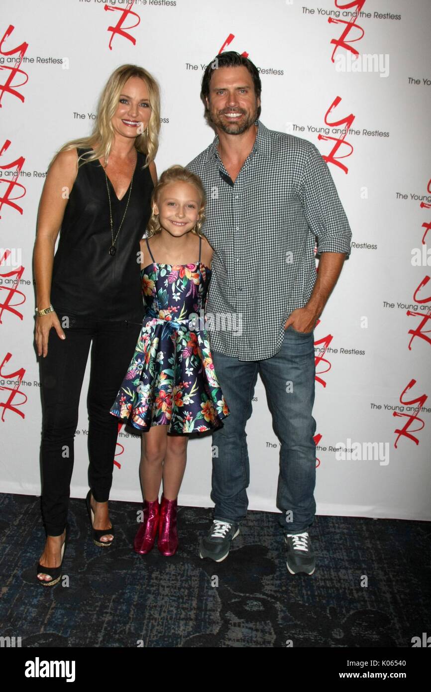 Burbank, CA. 19th Aug, 2017. Sharon Case, Alyvia Alyn Lind, Joshua ...