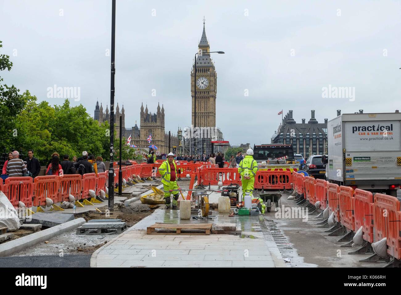 Westminster Road Works High Resolution Stock Photography and Images - Alamy