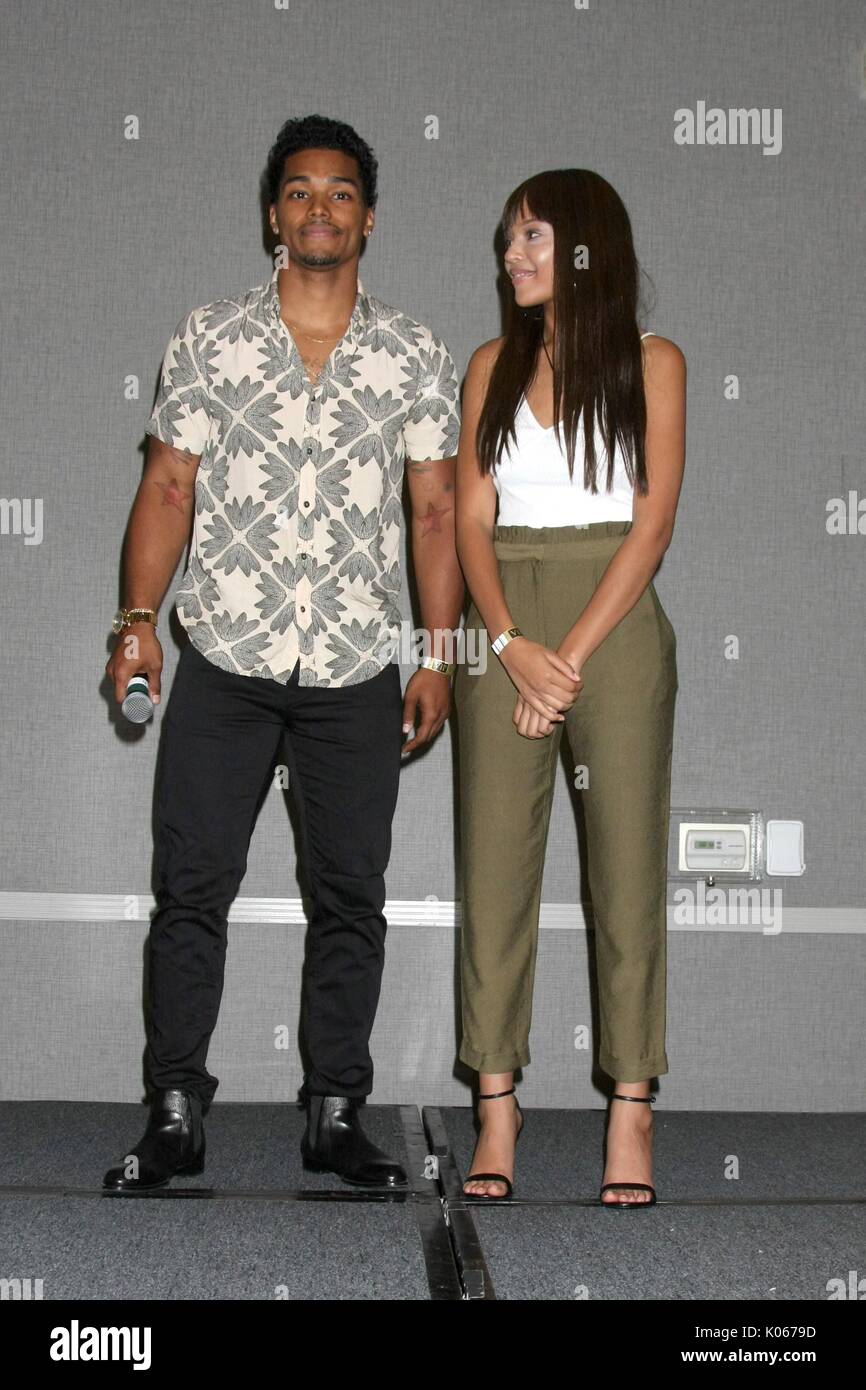 Burbank, CA. 20th Aug, 2017. Rome Flynn, Reign Edwards in attendance ...
