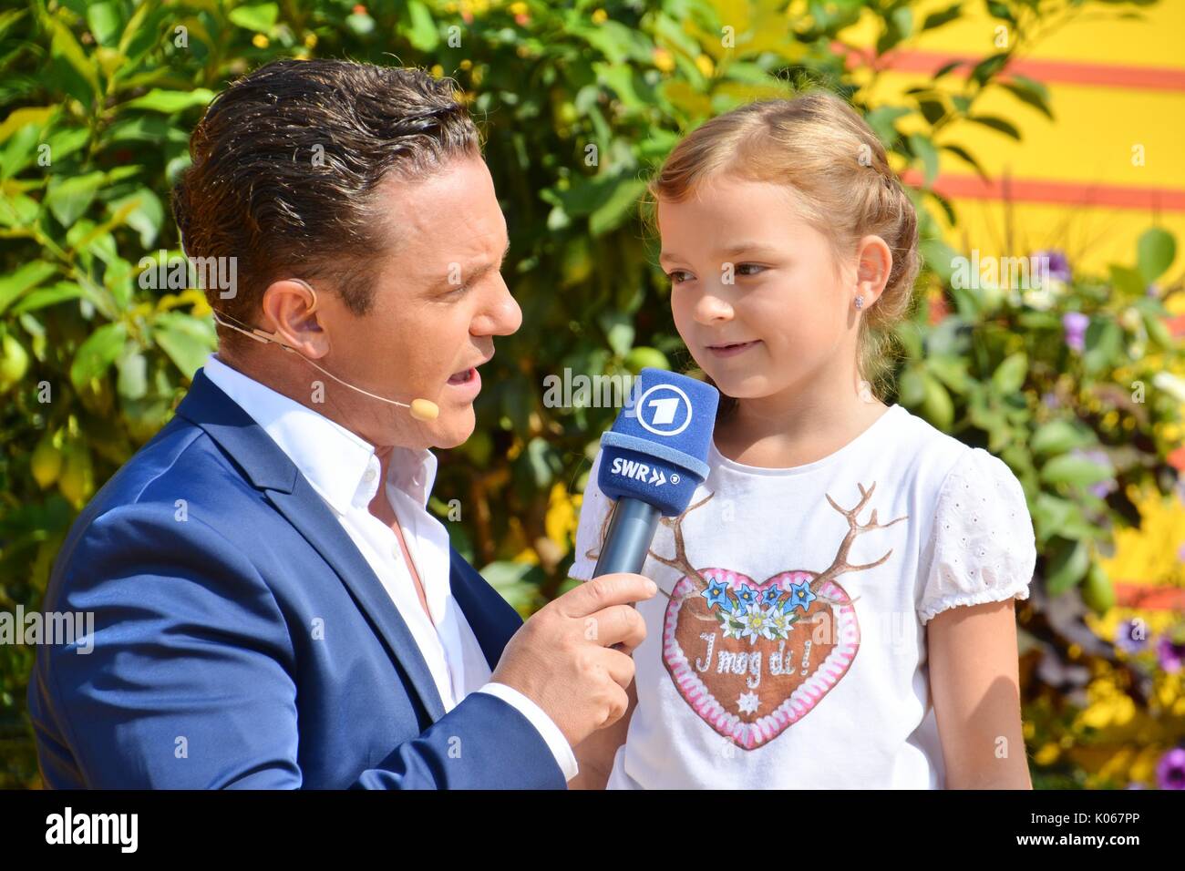 Rust, Germany, 20th August, 2017, Das Erste ARD TV Show "Immer wieder Sonntags" Featuring Stefan ...