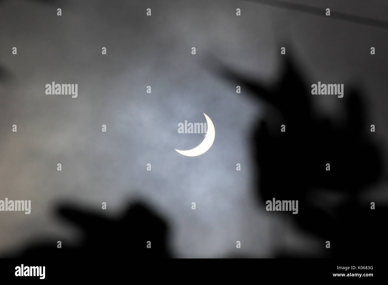 solar eclipse california 2017 Stock Photo - Alamy