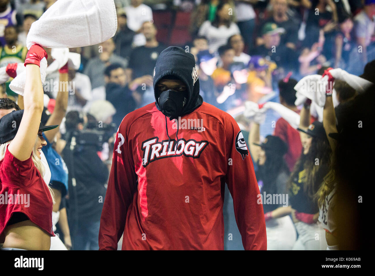 A player from Trilogy team enters arena week nine BIG3 three-on-three ...