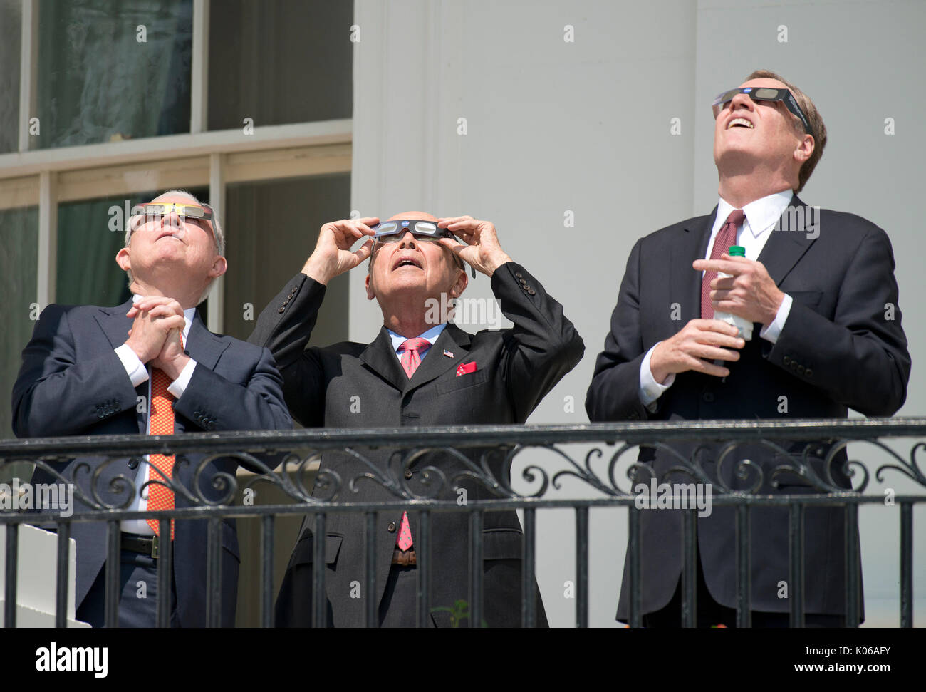 Washington, United States Of America. 21st Aug, 2017. From left to ...