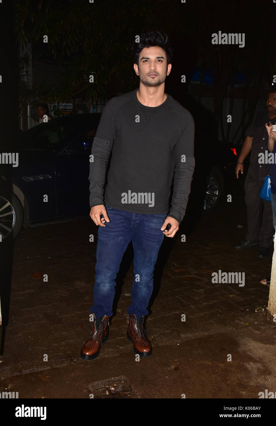 Mumbai, India. 21 August, 2017. Indian Film actor Sushant Singh Rajput ...
