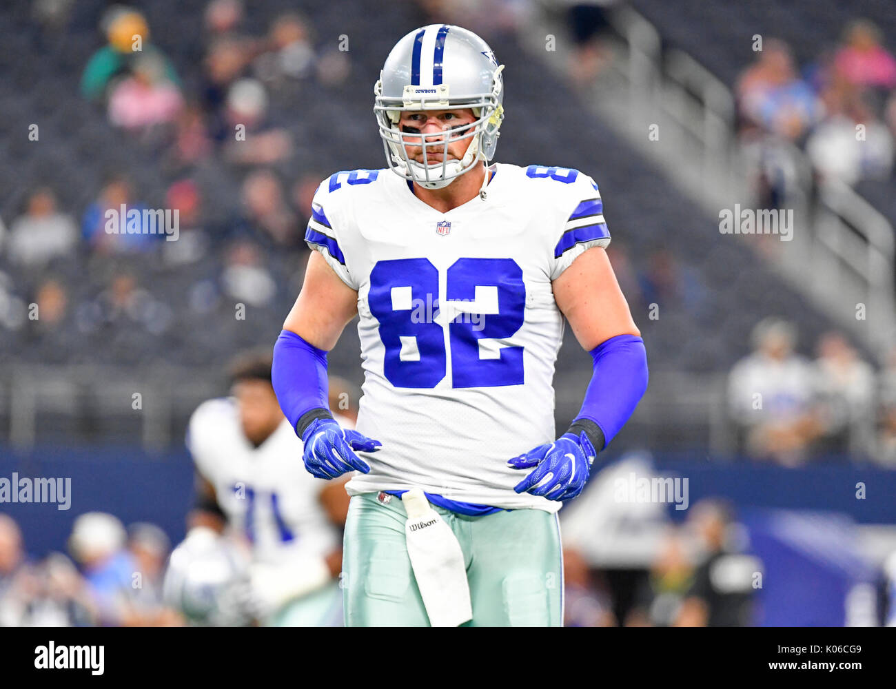 August 19, 2017: Dallas Cowboys tight end Jason Witten #82 during an ...
