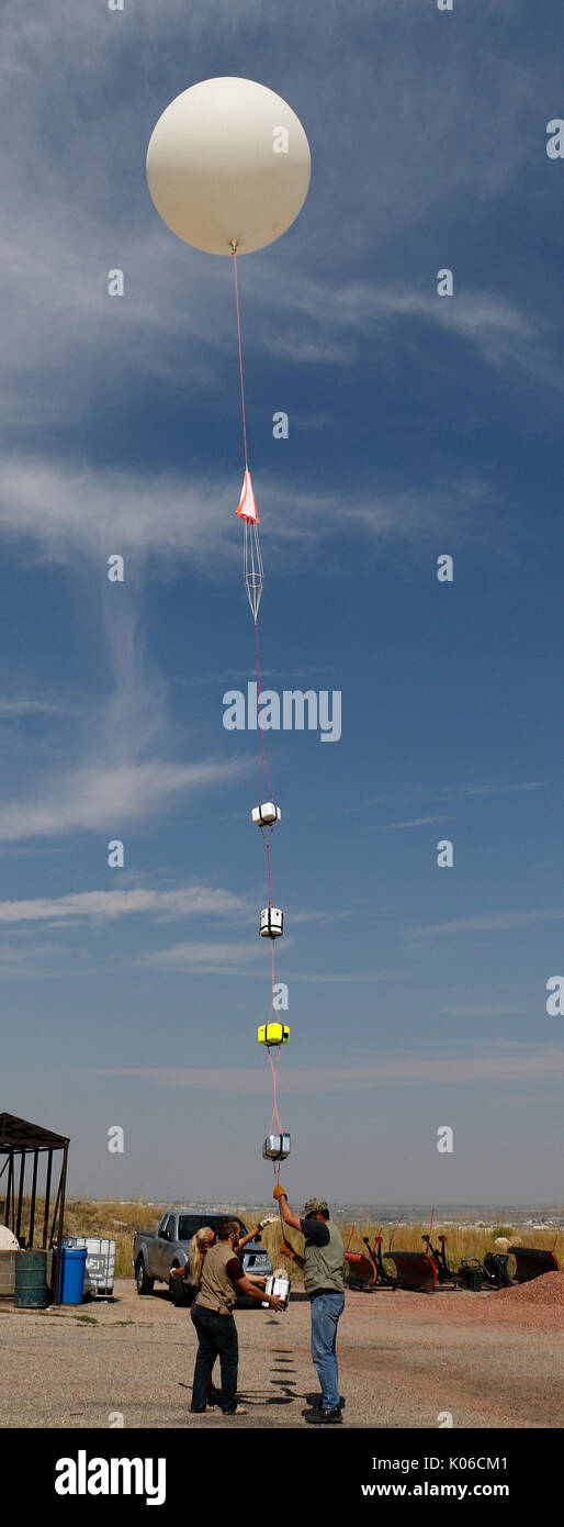 NASA students launch one of 50 high-altitude balloons launched from ...