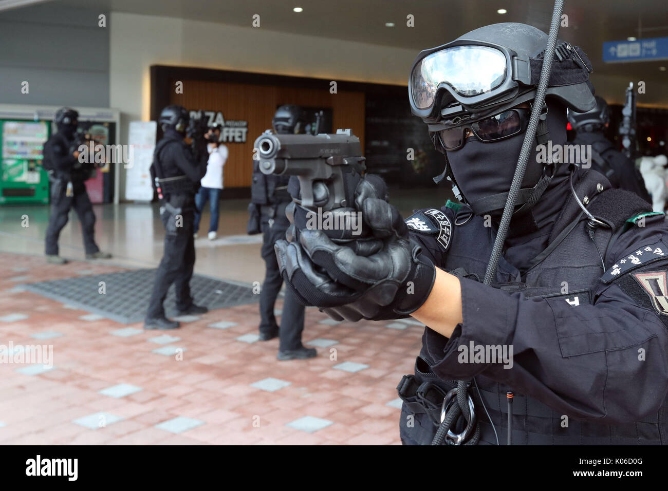 Anti-terror mission Soldiers undertake an anti-terror operation at ...
