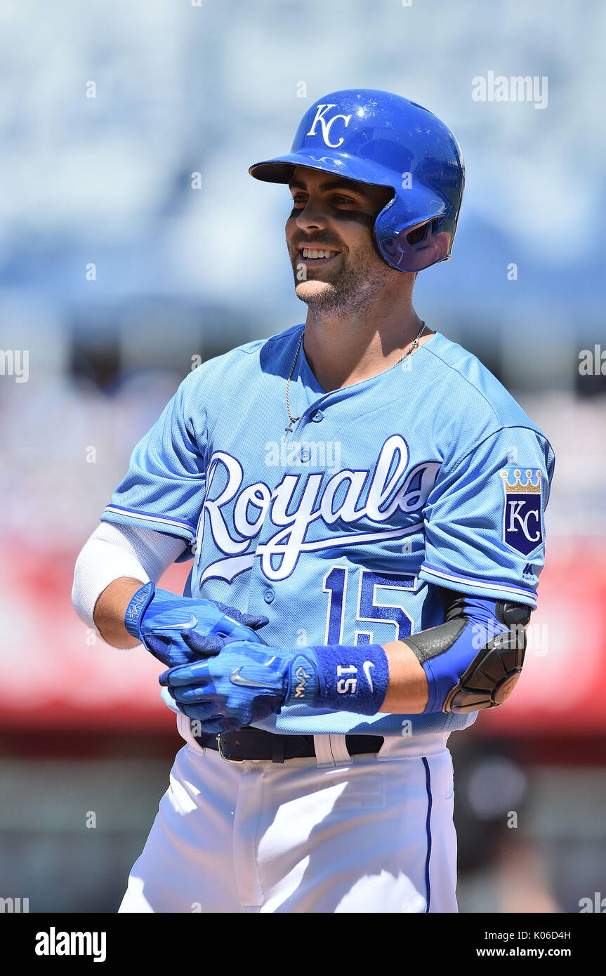 August 20, 2017: Kansas City Royals second baseman Whit Merrifield (15 ...