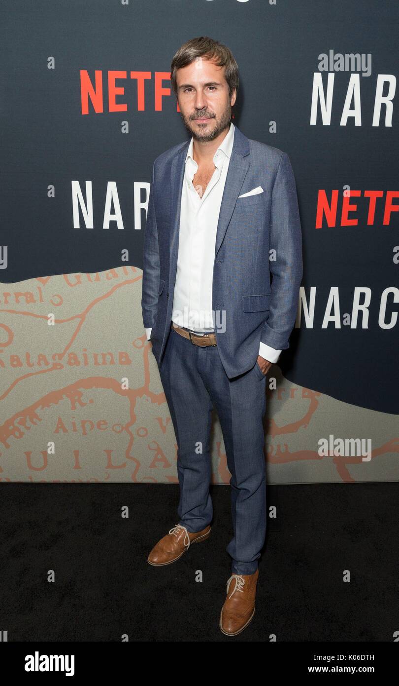 New York, NY, USA. 21st Aug, 2017. Andres Baiz at arrivals for NARCOS ...