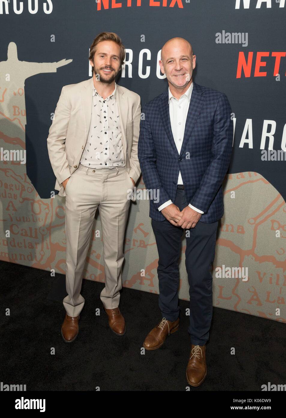 New York, NY, USA. 21st Aug, 2017. Michael Stahl-David, Peter ...