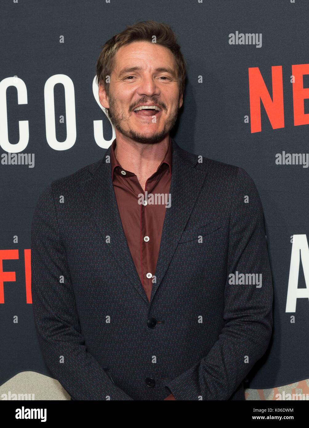 New York, NY, USA. 21st Aug, 2017. Pedro Pascal at arrivals for NARCOS ...