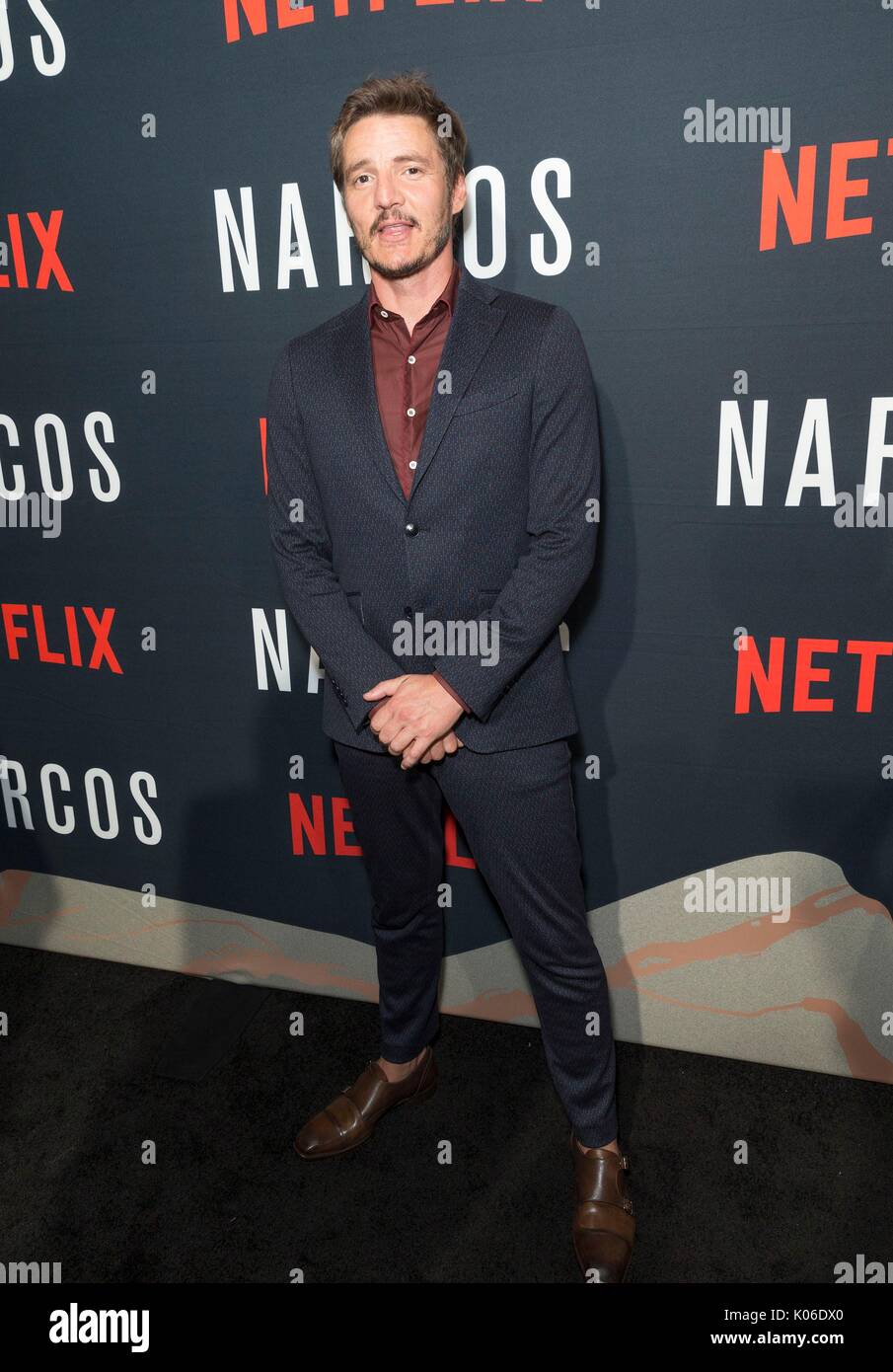 New York, NY, USA. 21st Aug, 2017. Pedro Pascal at arrivals for NARCOS ...