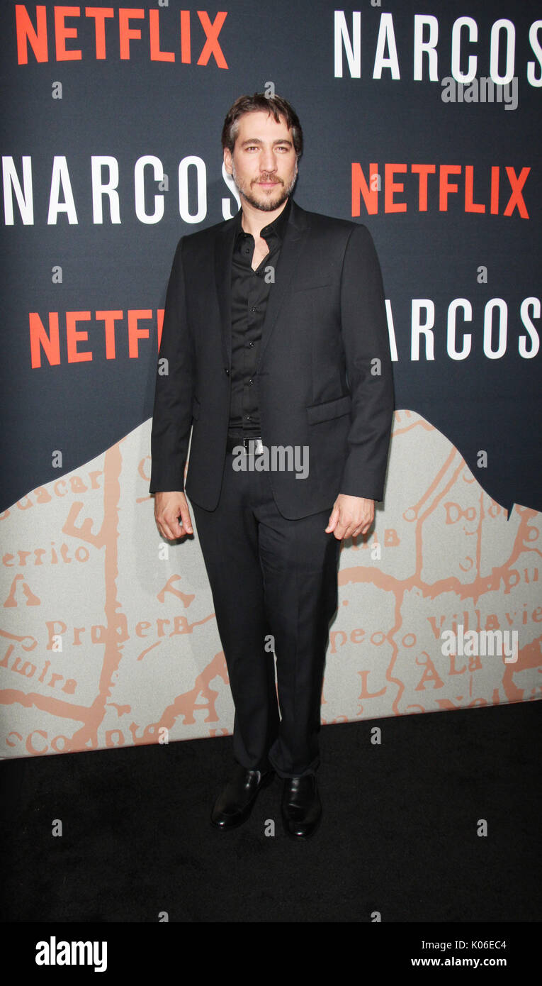 New York, USA. 21st Aug, 2017. Alberto Ammann attend Netflix Original ...