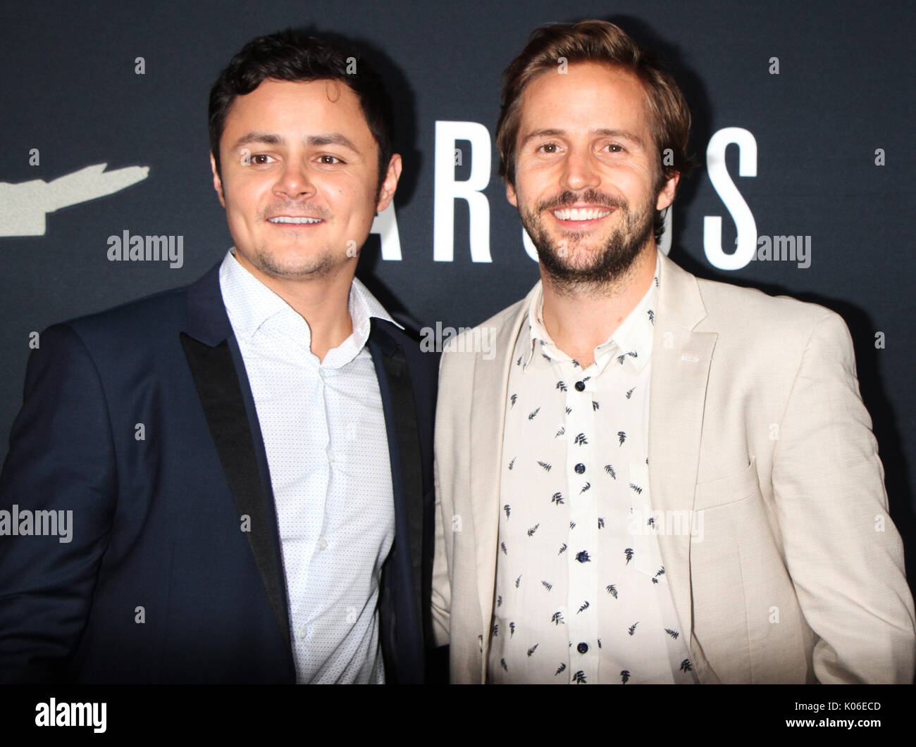 New York, USA. 21st Aug, 2017. Arturo Castro, Michael Stahl- David ...